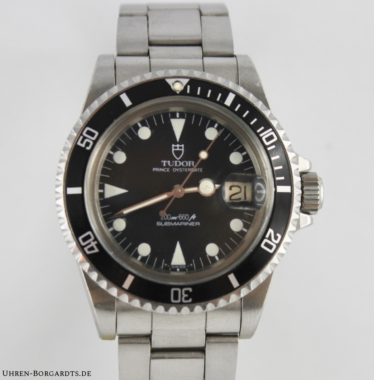 *Tudor Submariner +Date Prince Oyster Referenz 76100 Bj.1984 Band-Nr ...
