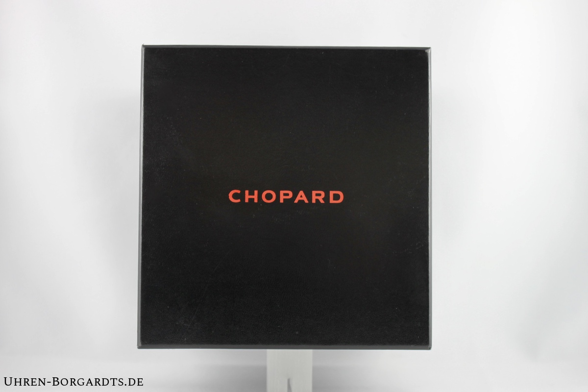 Chopard Box mit Überkarton Classic Racing Maße 14,5 x 14,4 x 11 cm