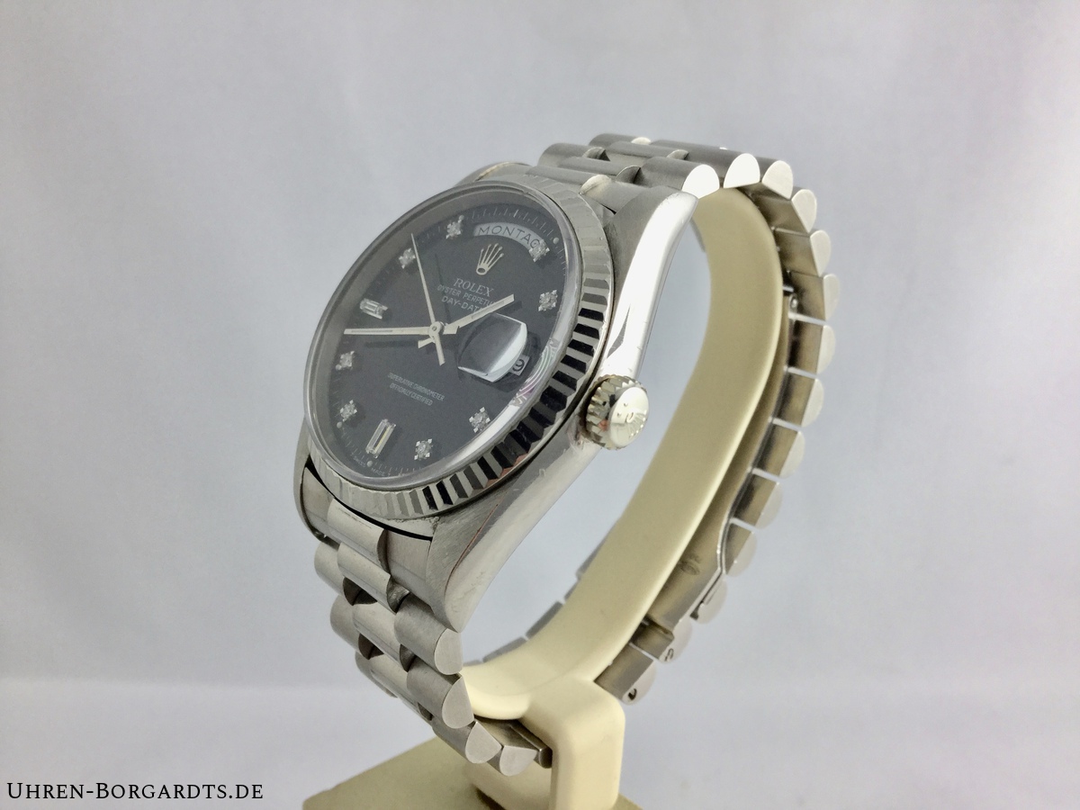 Rolex Day Date 36mm Double Quick 750 Weißgold Referenz 18239 Baujahr ...